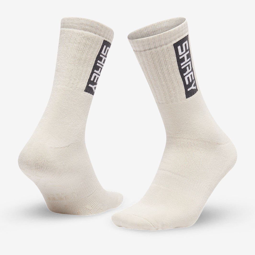 Shrey Master Grip Plus Socks - White - Mens Clothing