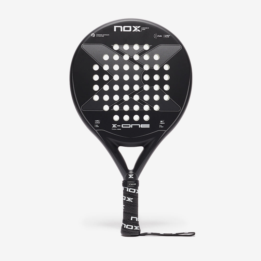 NOX X-One Casual Series Padel Racket - Black/Grey - Adult Padel Rackets