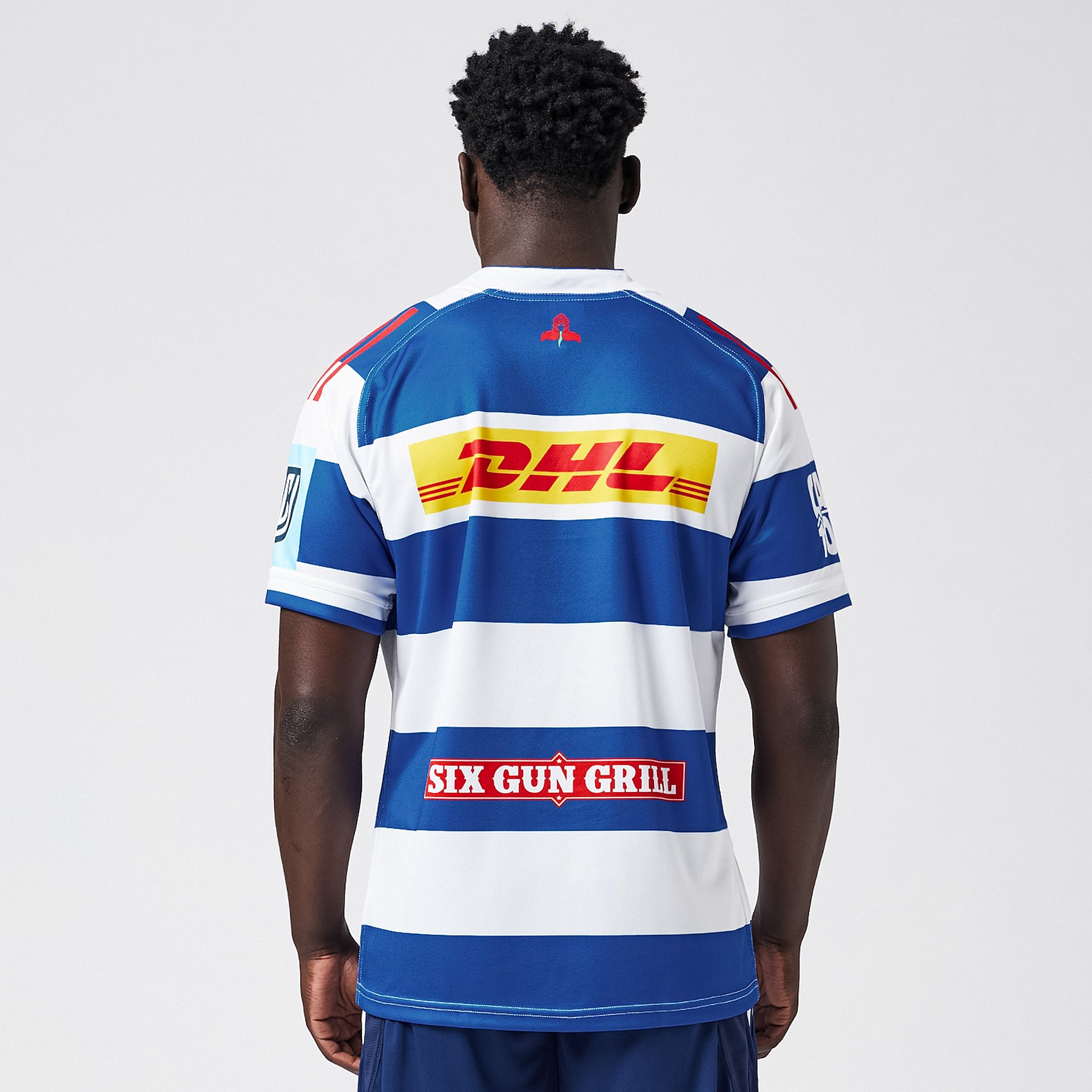 adidas DHL Stormers 25/26 Home Replica Shirt - Blue/White - Mens Replica