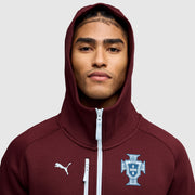 Puma Portugal 2026 PumaTECH Hoodie - Ruby Shimmer/Ocean Tropic - Mens ...