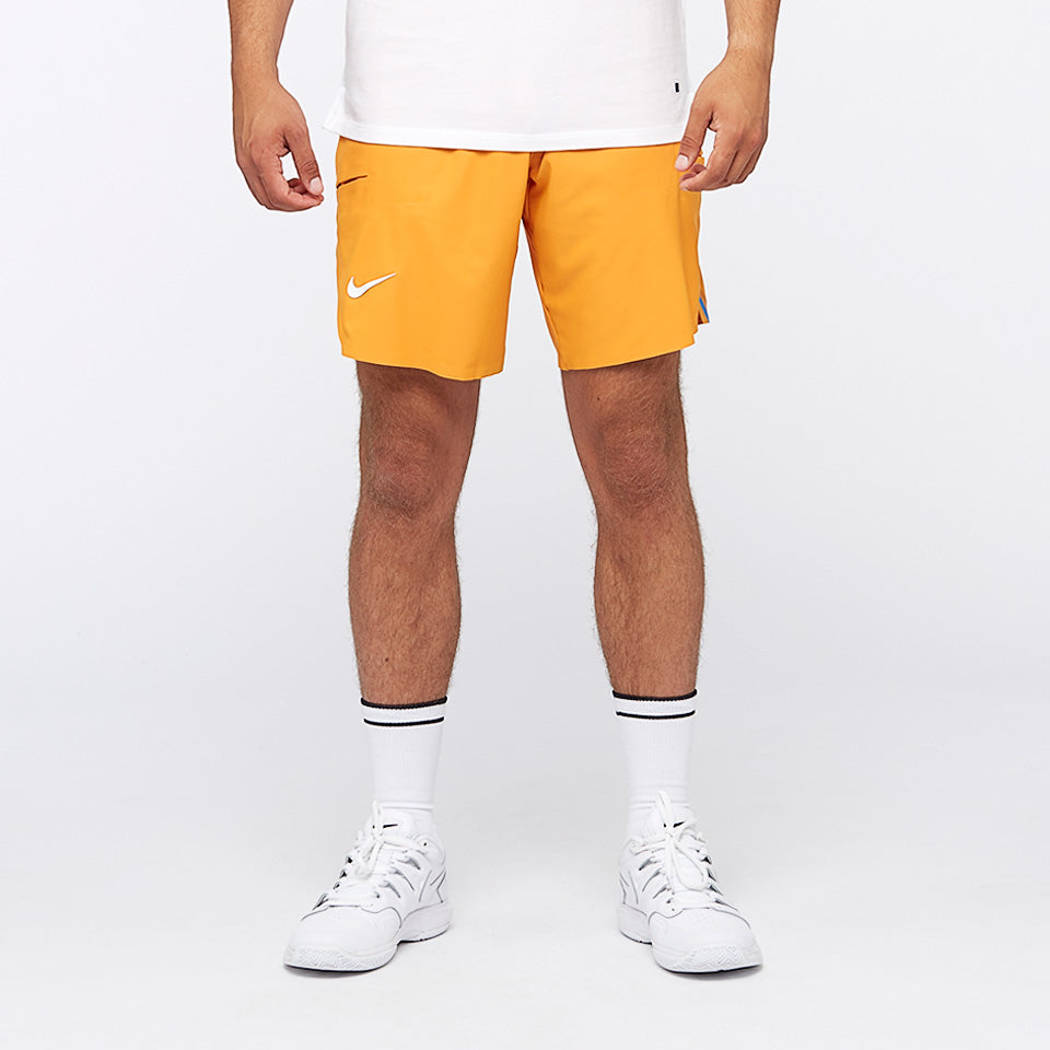 Nike RF Court Shorts - Gold Leaf/White - Mens Clothing