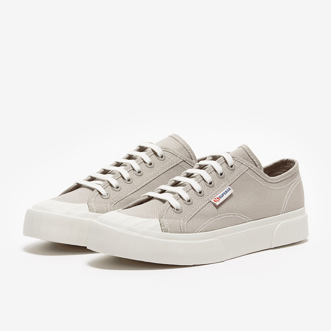 Superga Womens 2630 Stripe - Grey Colomba White - Trainers - Womens Shoes