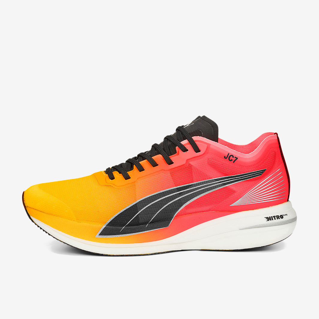 Puma Deviate Nitro Elite Fireglow - Sun Stream - Sunset Glow - Mens Shoes