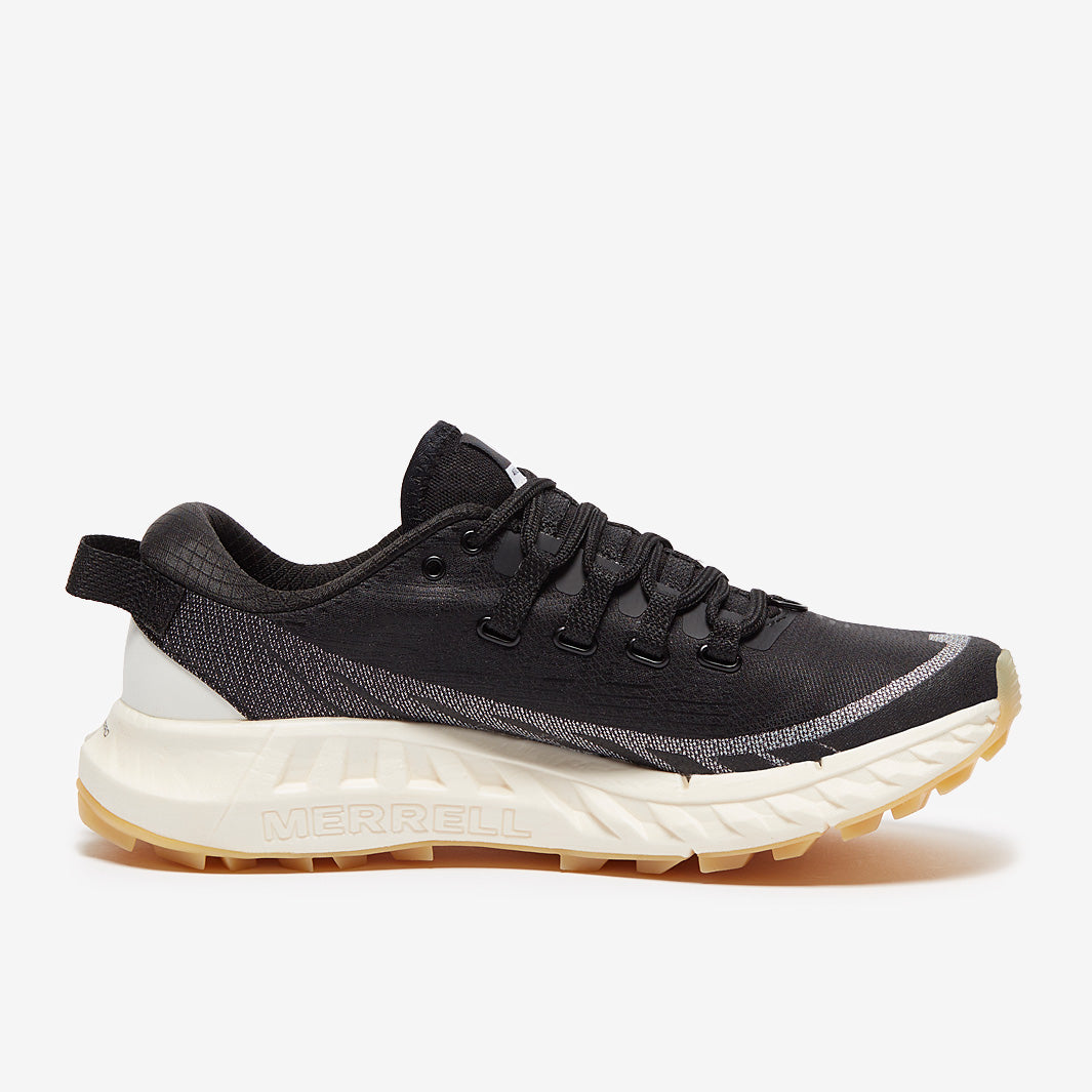 Merrell Womens Agility Peak 4 Solution Dye - Black/White - Trainers ...