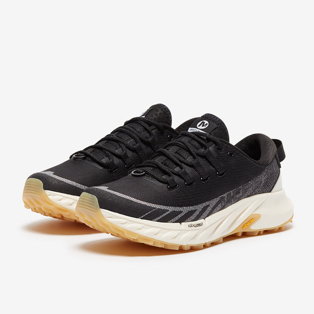 Merrell Womens Agility Peak 4 Solution Dye - Black/White - Trainers ...