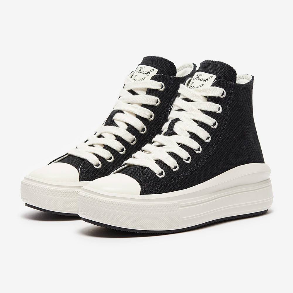 Converse Chuck Taylor All Star Move - Black/Natural Ivory/Egret ...