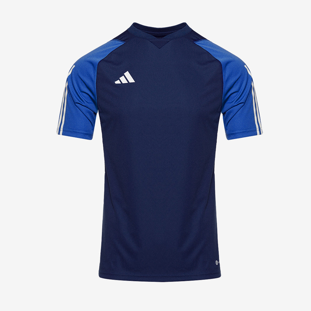 adidas Tiro 23 Competition SS Shirt - Team Navy Blue 2 - Mens Football ...