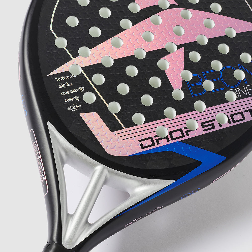 Drop Shot Millenium 2023 Carbon 18k Padel Racket - Black/Pulper - Adult ...